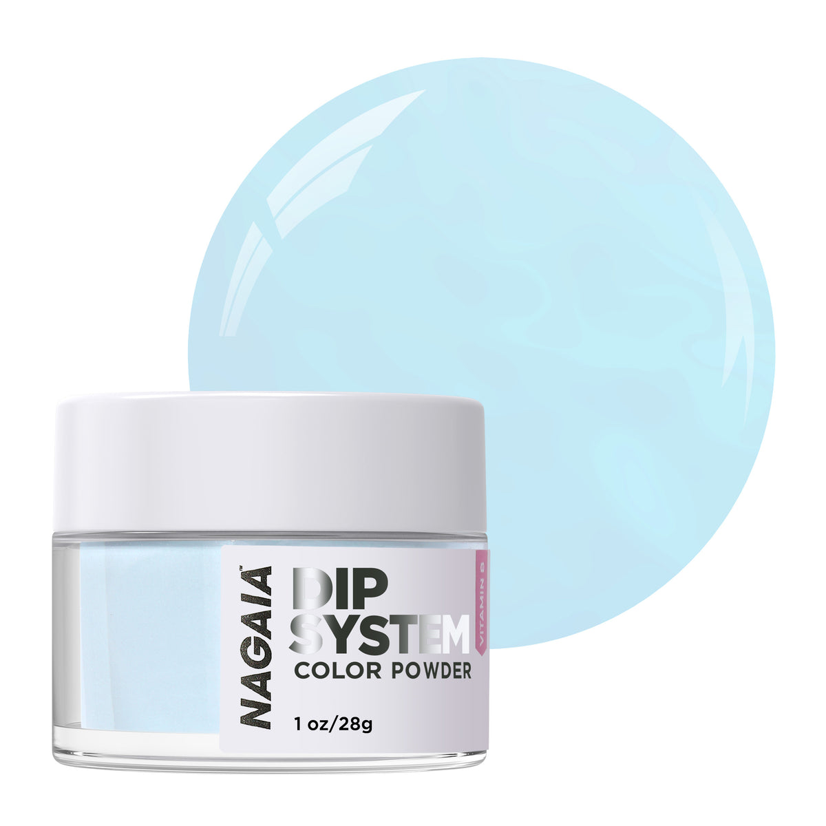 Glacial Blue Nail Dip Powder, Light Blue Dip Nail, Bright Blue Dipnail ...