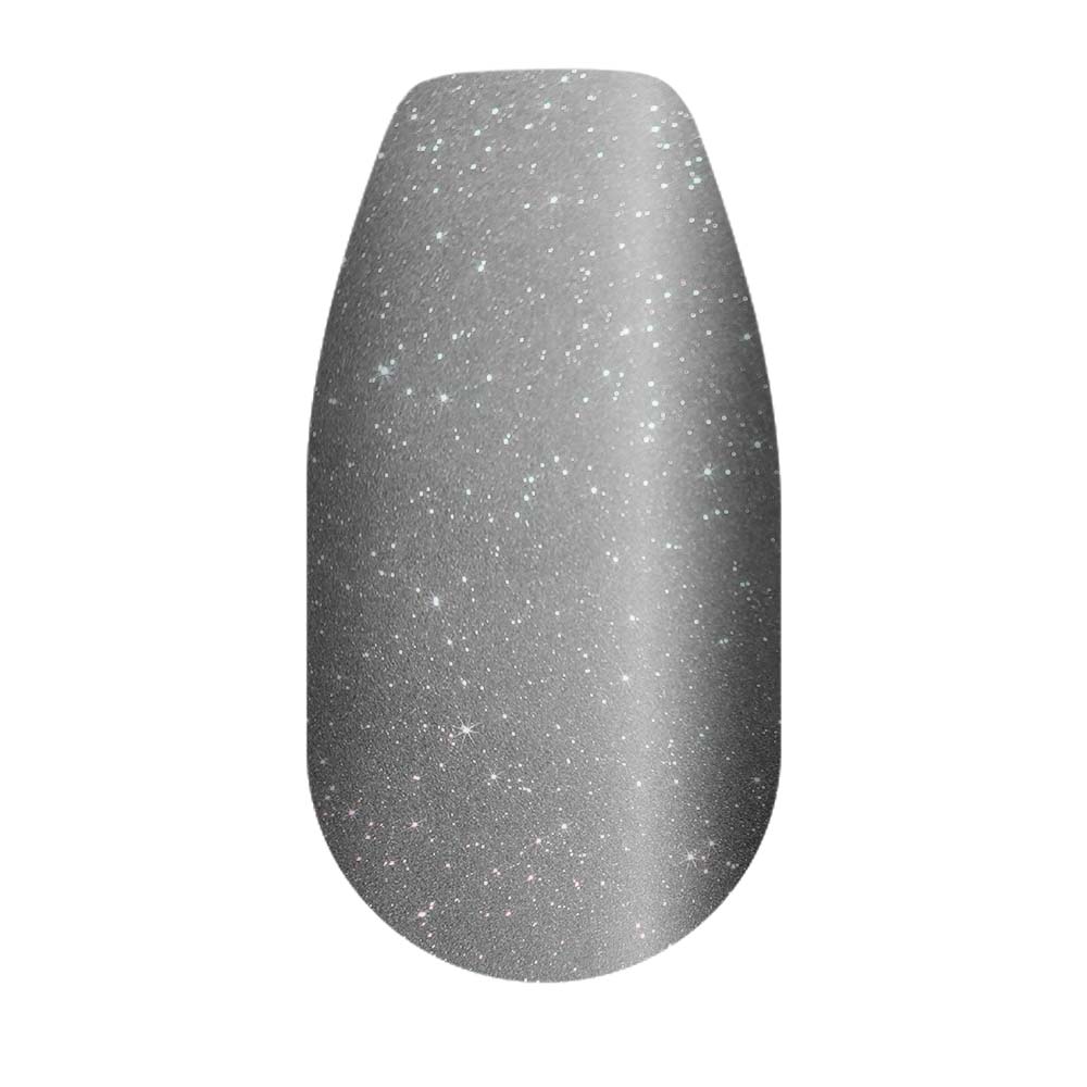 Meteor Shower Nail Dip Powder, Silver Super Shine Dip Nail, Silver ...